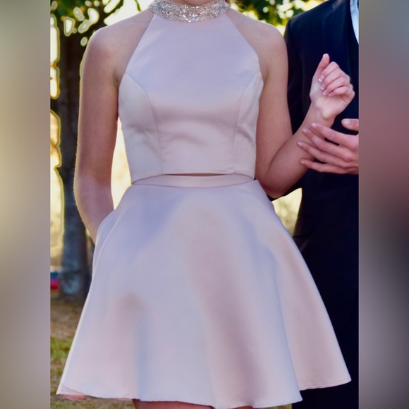 Mori Lee | Dresses | Moro Lee By Madeline Gardner Dress Blush Size 4 ...